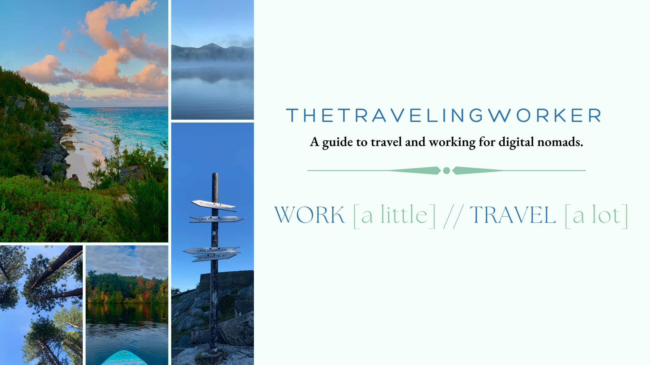 The Traveling Worker – work [a little] // travel [ a lot]